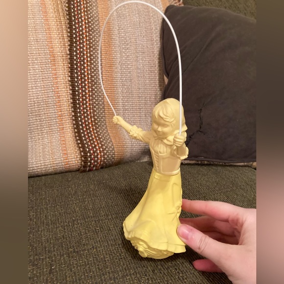 Avon | Accents | Avon Collectible Bottle Girl Jumping Rope Yellow ...